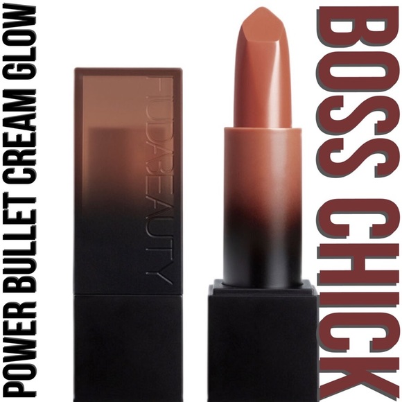 HUDA BEAUTY | Makeup | Huda Beauty Power Bullet Cream Glow Lipstick In Shade Boss Chick Fullsize ...